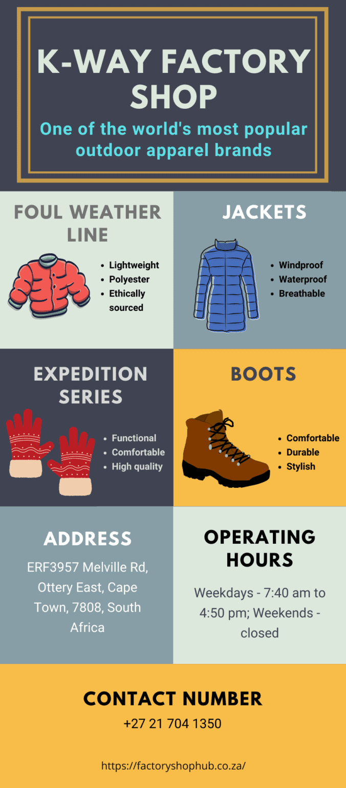 Get the most reliable Outdoor Apparel in K-Way Shops